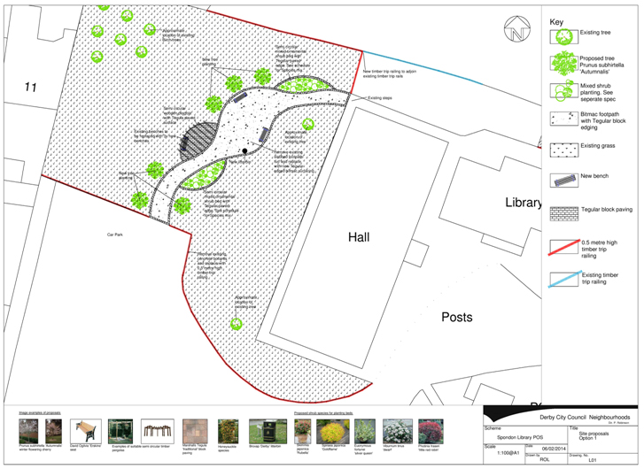 Redesign planned for village hall open spaces | Spondon Online